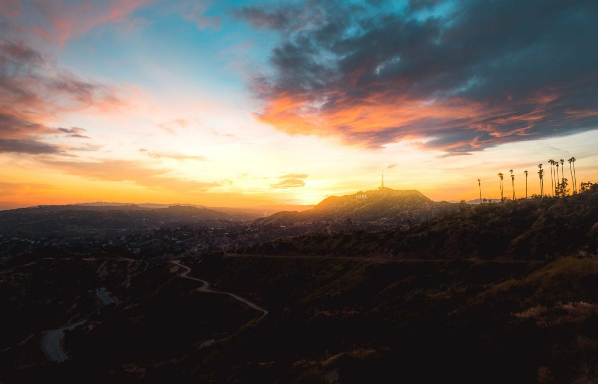 Sunset on Top of Griffith Observatory (Photos)