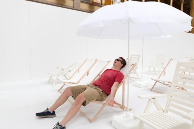 "The Beach" Giant Ball Pit in DC at the National Building Museum