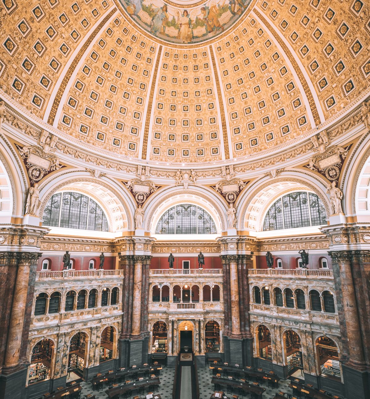 Visiting the Library of Congress in Washington DC (Photos)