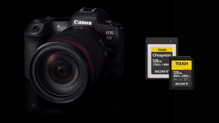 Best Memory Cards for Canon EOS R5 (CFexpress/SD Cards)