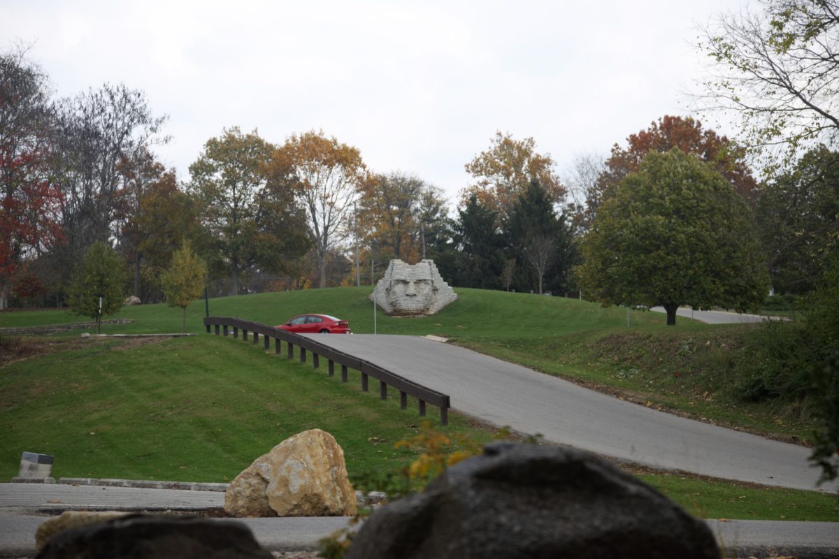 Leatherlips Monument at Scioto Park in Dublin, Ohio