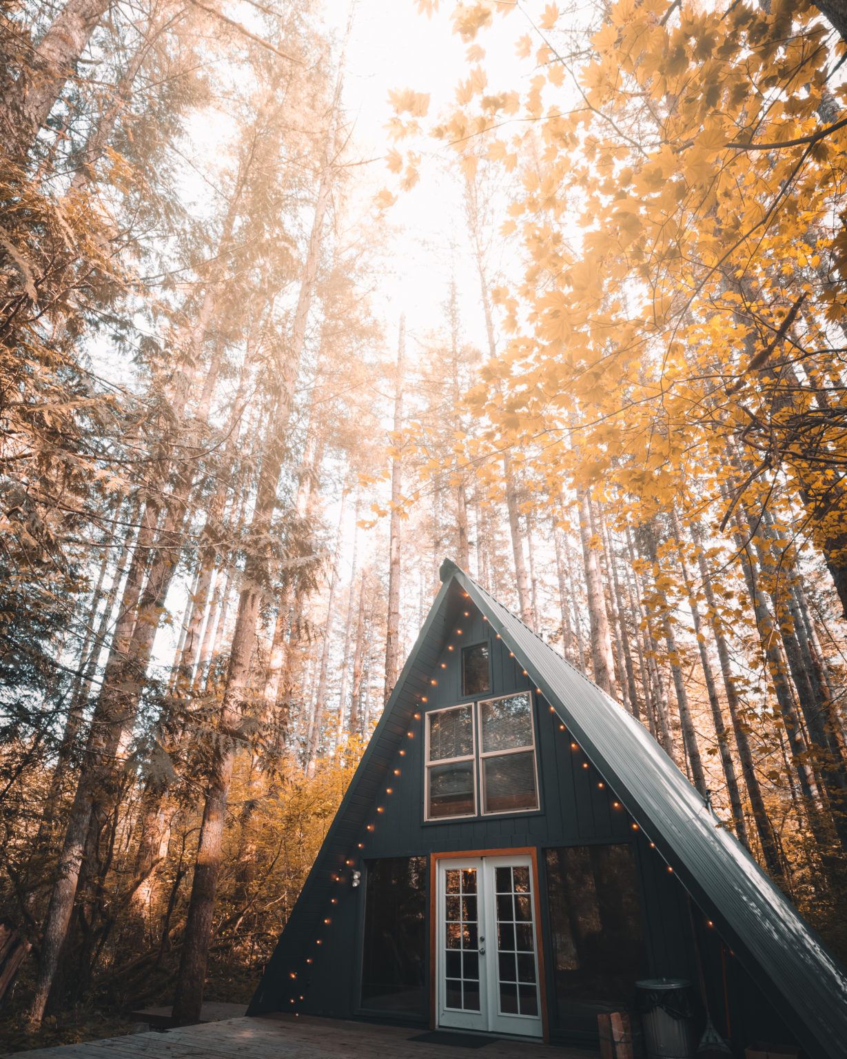 Staying at the Iconic A-frame Tye Haus in Skykomish, Washington