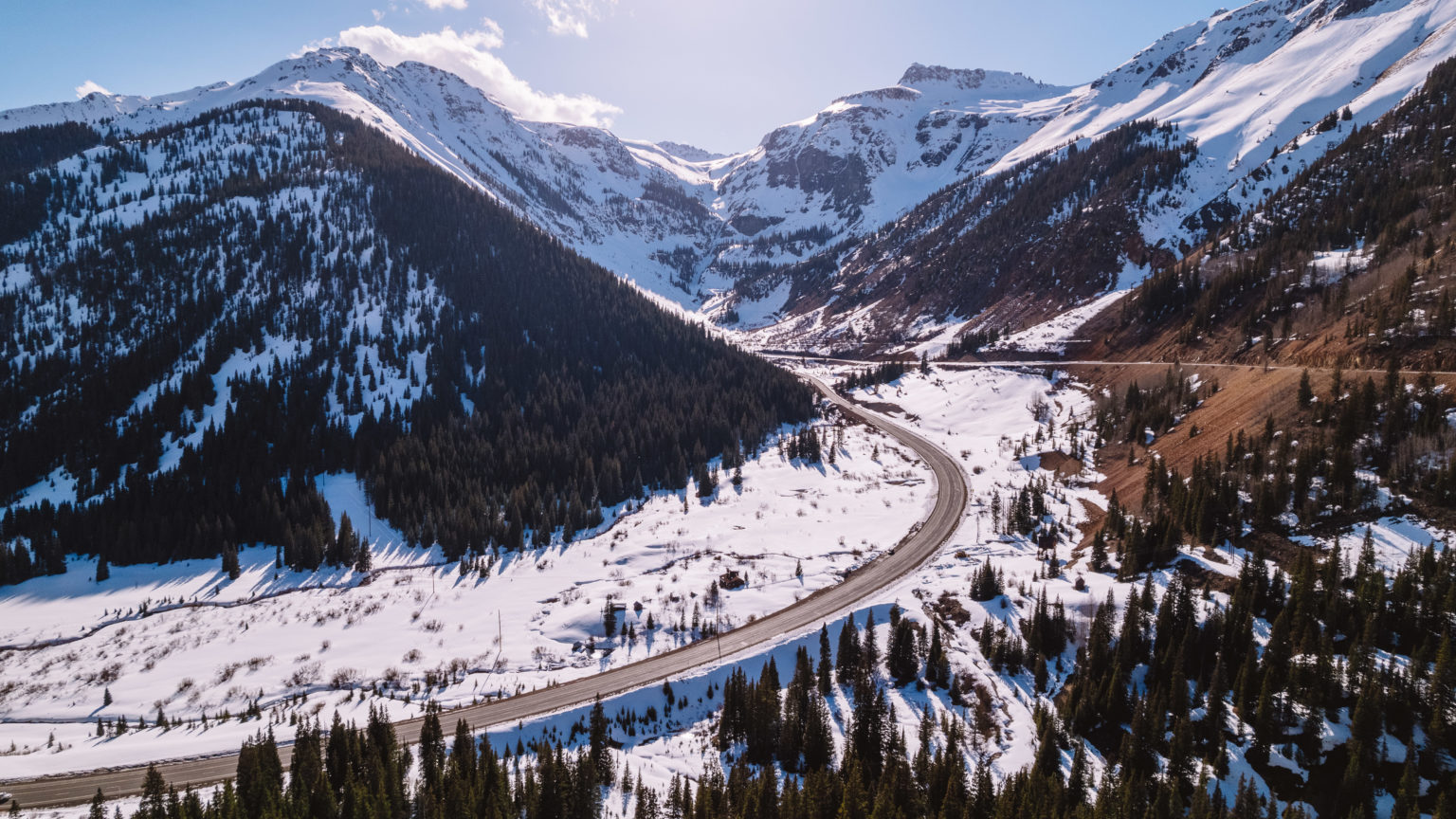 Driving the Million Dollar Highway in Colorado